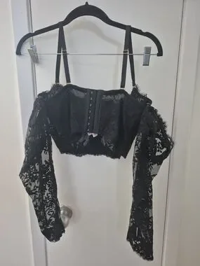 Victoria's Secret | Intimates & Sleepwear | Victorias Secret Black Lace ...